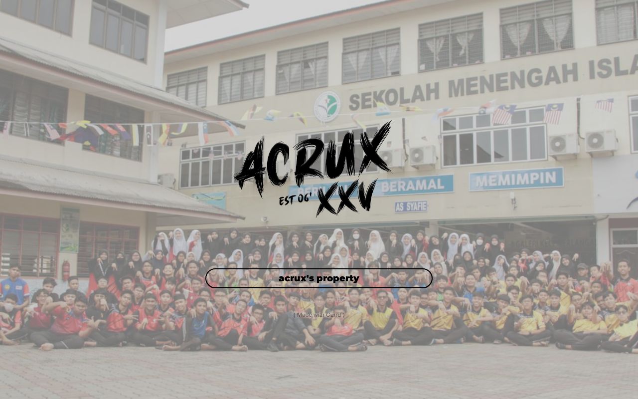 Acrux XXV
